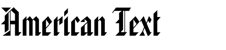 American Text in use - Fonts In Use