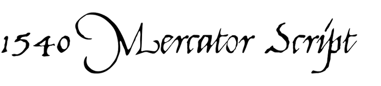 1540 Mercator Script in use - Fonts In Use