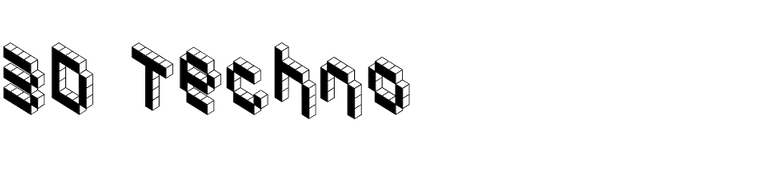 3D Techno in use - Fonts In Use