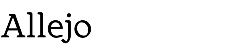 Allejo in use - Fonts In Use