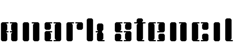 Anark Stencil in use - Fonts In Use