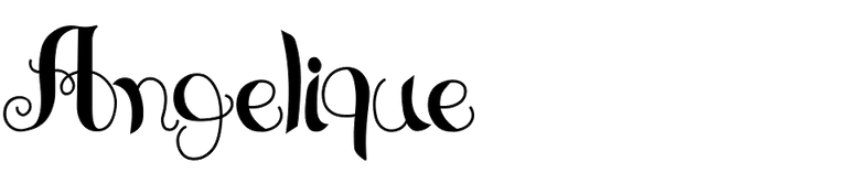 Angelique in use - Fonts In Use