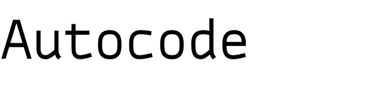 Autocode in use - Fonts In Use