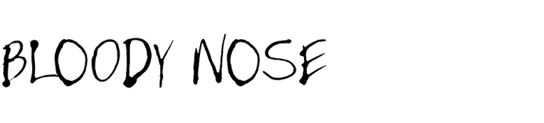 Bloody Nose in use - Fonts In Use