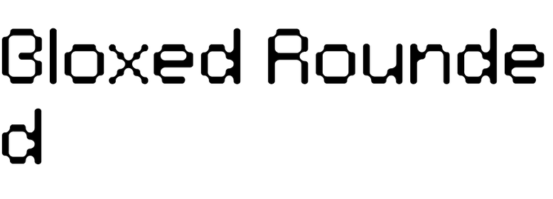 Bloxed Rounded in use - Fonts In Use