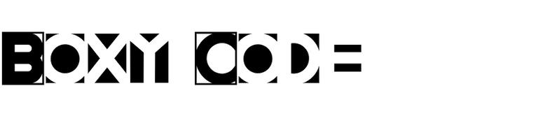 Boxy Code in use - Fonts In Use