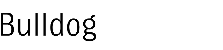 Bulldog in use - Fonts In Use