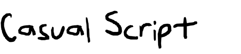 Casual Script in use - Fonts In Use