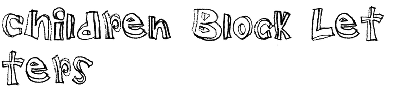 Children Block Letters in use - Fonts In Use