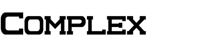 Complex in use - Fonts In Use