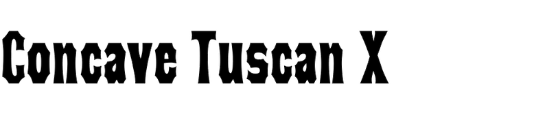 Concave Tuscan X in use - Fonts In Use