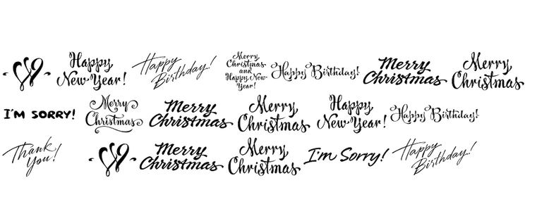 Congratulatory Latin in use - Fonts In Use