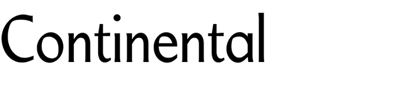 Continental in use - Fonts In Use