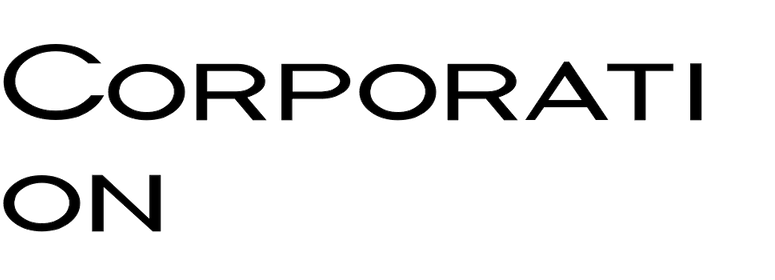 Corporation in use - Fonts In Use