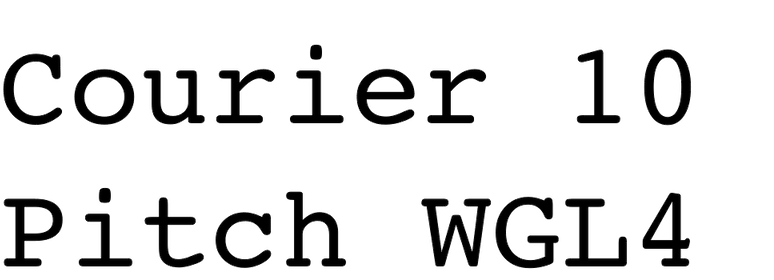 Courier 10 Pitch WGL4 in use - Fonts In Use