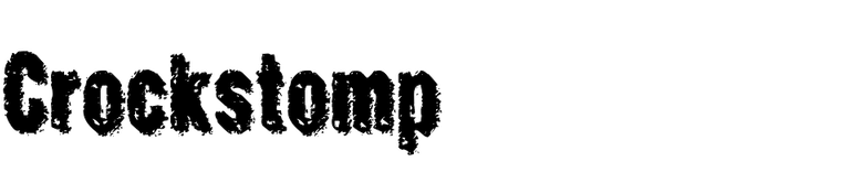 Crockstomp in use - Fonts In Use