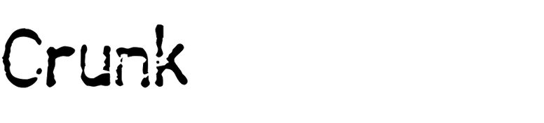 Crunk in use - Fonts In Use