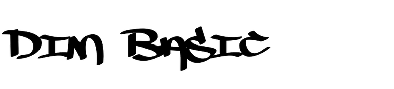 Dim Basic in use - Fonts In Use