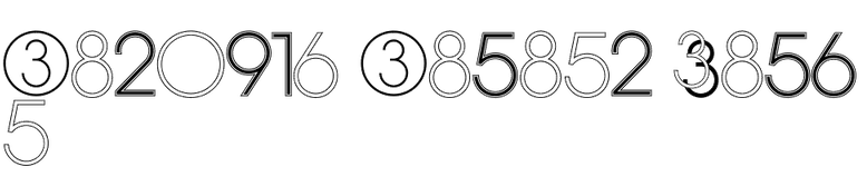 Display Digits Eight in use - Fonts In Use