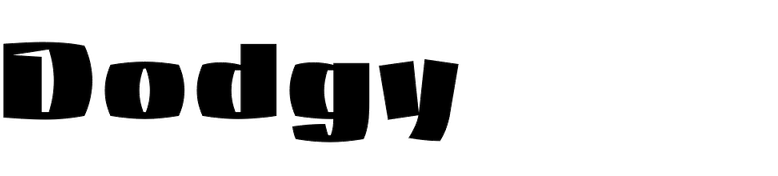 Dodgy in use - Fonts In Use