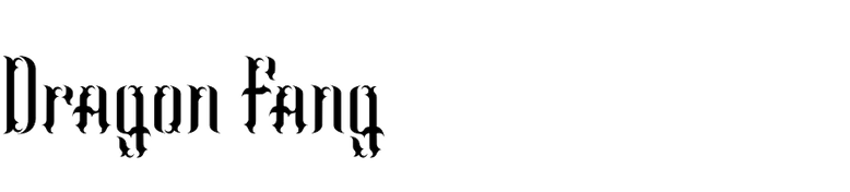 Dragon Fang in use - Fonts In Use