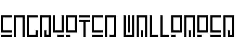 Encrypted Wallpaper in use - Fonts In Use