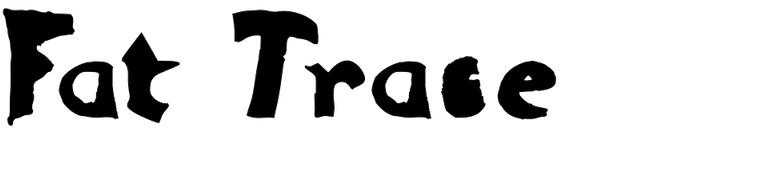 Fat Trace in use - Fonts In Use