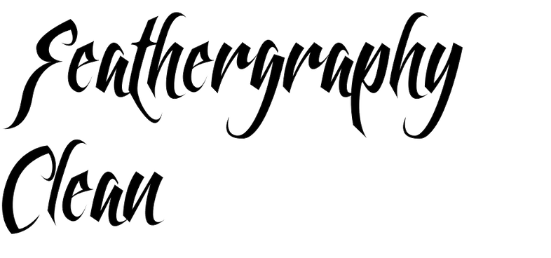 Feathergraphy Clean in use - Fonts In Use