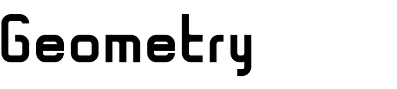 Geometry in use - Fonts In Use