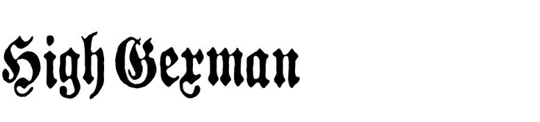 High German in use - Fonts In Use