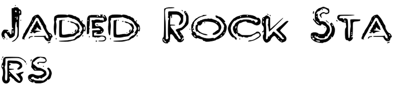 Jaded Rock Stars in use - Fonts In Use