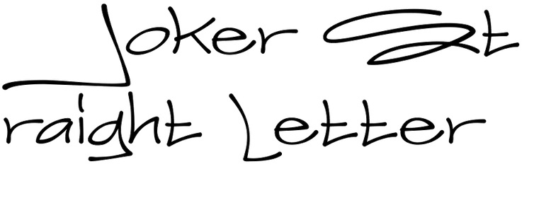 Joker Straight Letter in use - Fonts In Use