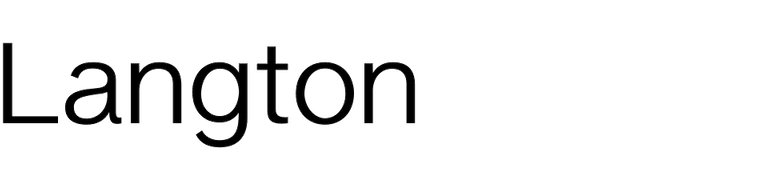 Langton in use - Fonts In Use