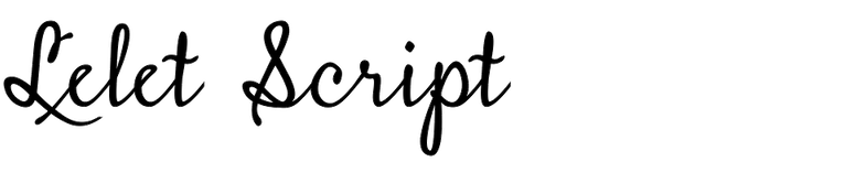 Lelet Script in use - Fonts In Use