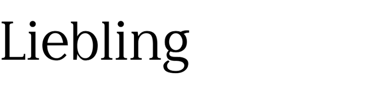 Liebling in use - Fonts In Use