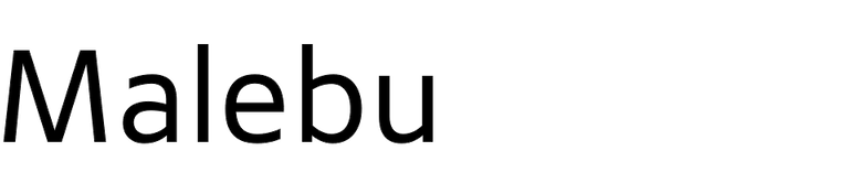 Malebu in use - Fonts In Use