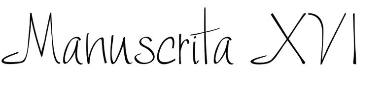 Manuscrita XVI in use - Fonts In Use