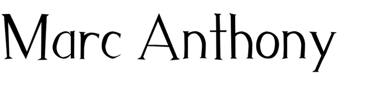 Marc Anthony in use - Fonts In Use