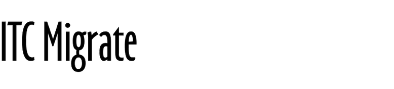 ITC Migrate in use - Fonts In Use