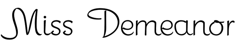 Miss Demeanor in use - Fonts In Use