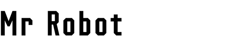 Mr Robot in use - Fonts In Use