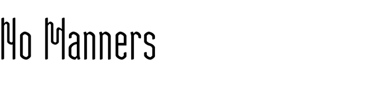 No Manners in use - Fonts In Use