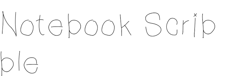 Notebook Scribble in use - Fonts In Use