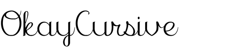 OkayCursive in use - Fonts In Use