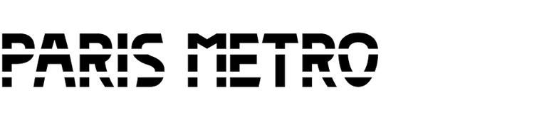 Paris Metro in use - Fonts In Use