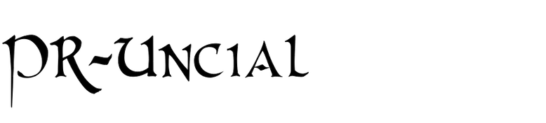 PR-Uncial in use - Fonts In Use
