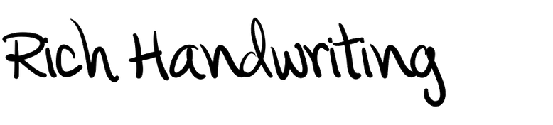 Rich Handwriting in use - Fonts In Use