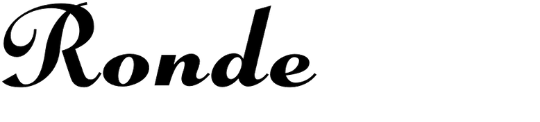 Ronde (RMU) in use - Fonts In Use