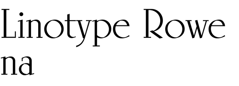 Linotype Rowena in use - Fonts In Use