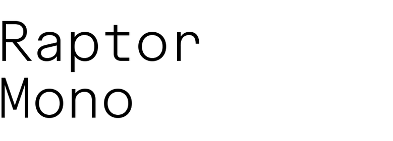 Raptor Mono in use - Fonts In Use